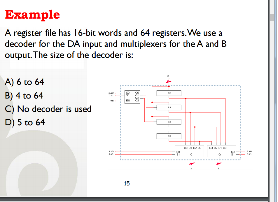 Solved Would you explain what should be the size of the | Chegg.com