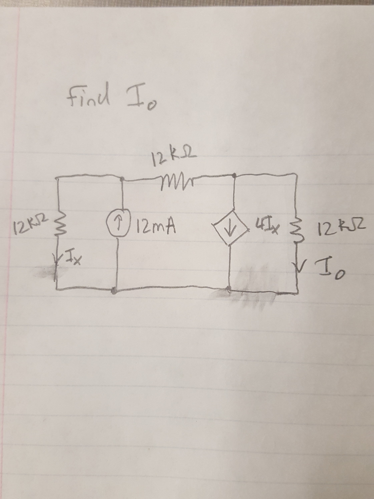 Solved find T 12mA | Chegg.com