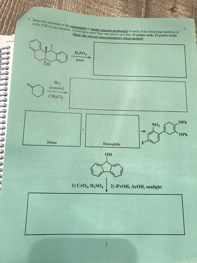 Solved Draw the structure of reactant(s) or major organic | Chegg.com