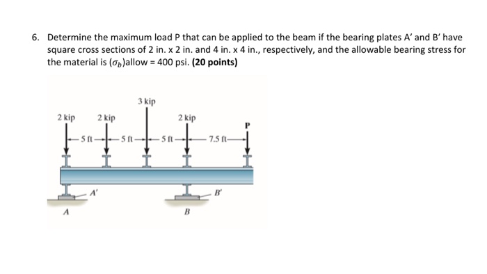 Solved Determine the maximum load P that can be applied to | Chegg.com