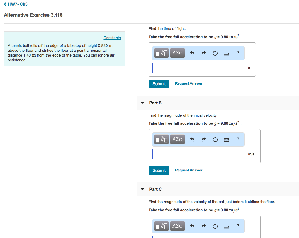 Solved KHW7-Ch3 Alternative Exercise 3.118 Find the time of | Chegg.com