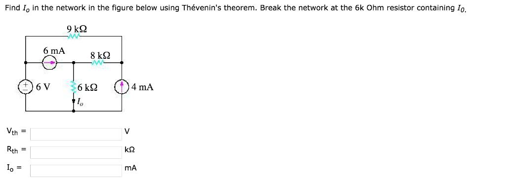 Solved Find I_o in the network in the figure below using | Chegg.com