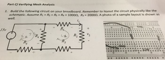 Solved Build the following circuit on your breadboard. | Chegg.com