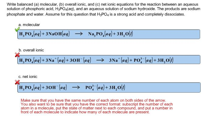 Solved Write balanced (a) molecular, (b) overall ionic, and | Chegg.com Solved Write balanced (a) molecular, (b) overall ionic, and | Chegg.com