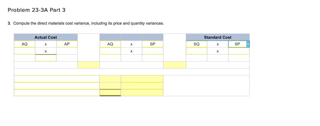 Problem 23-3A Flexible budget preparation; | Chegg.com