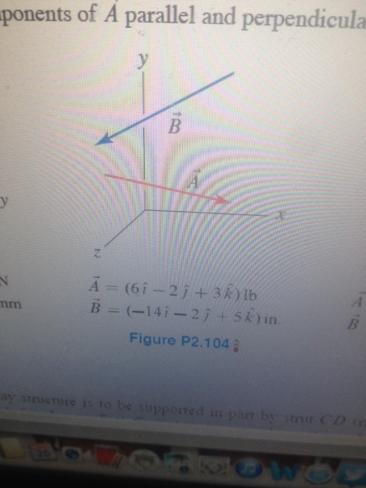 Solved A)determine the angle between vectors A and BB) | Chegg.com