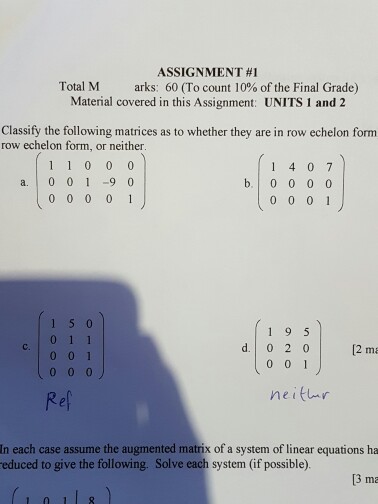 Solved ASSIGNMENT #1 Total M arks: 60 (To count 10% of the | Chegg.com