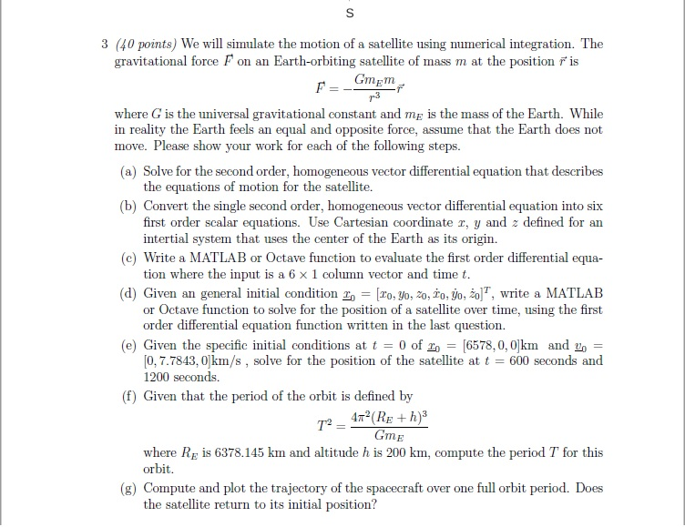 Solve for the second order, homogeneous vector | Chegg.com
