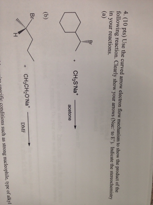 Solved Use the curved arrow electron flow mechanism to show | Chegg.com