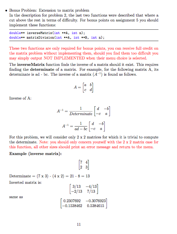 2. Matrix Utilities (matrix utils.c) A dynamic | Chegg.com