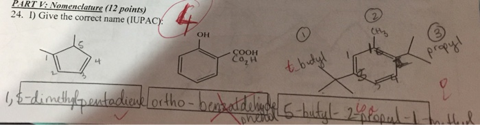 Solved Give the correct name (IUPAC): | Chegg.com