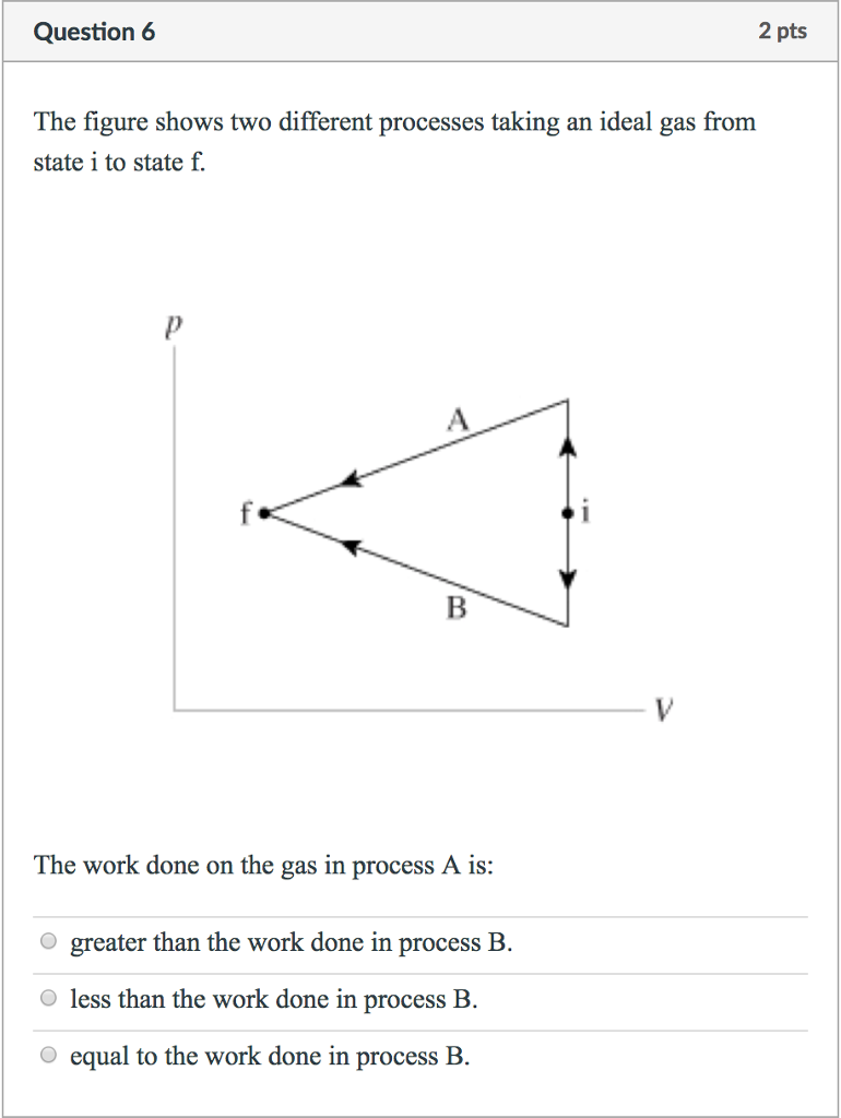Solved The figure shows two different processes taking an | Chegg.com