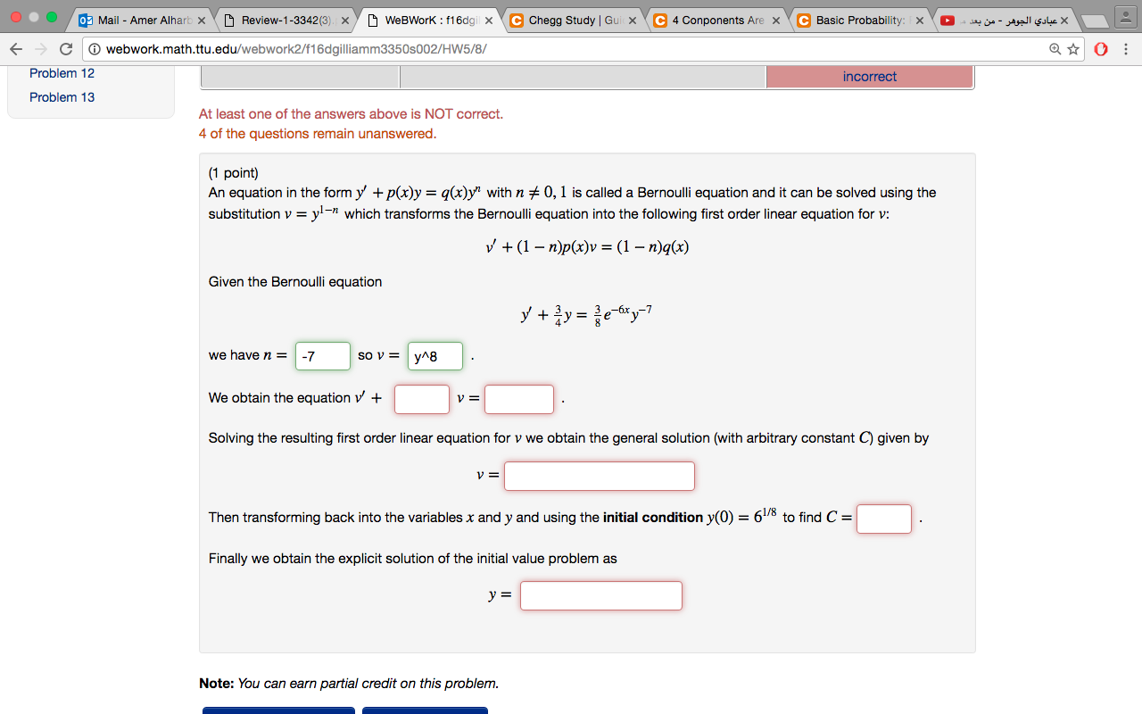 Solved Write the equation in the form y' = f(y/x) then use | Chegg.com