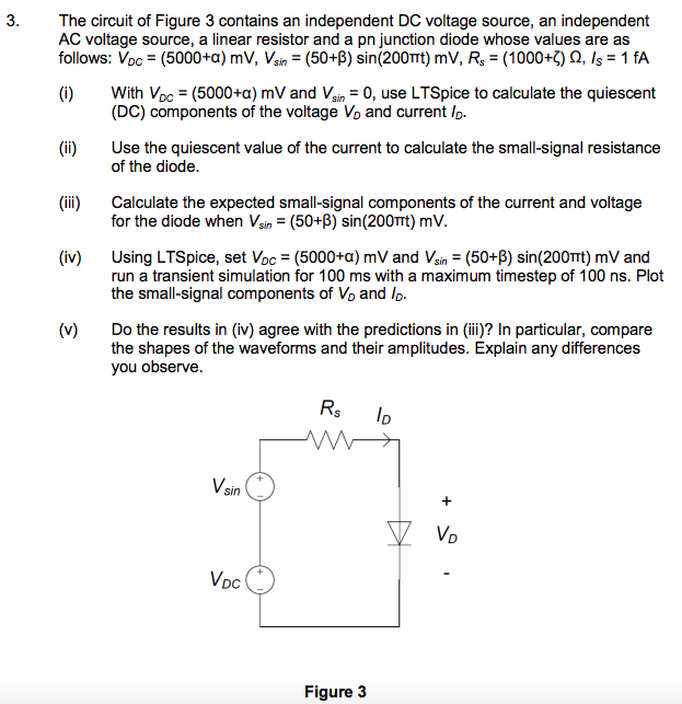 The circuit of Figure 3 contains an independent DC | Chegg.com