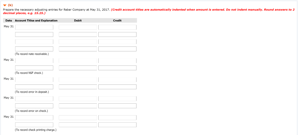 Solved Problem 7-3A (Part Level Submission) On May 31, 2017, | Chegg.com