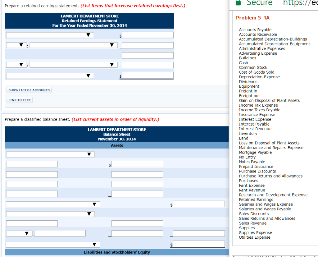 Prepare a multiple-step income statement. (List other | Chegg.com