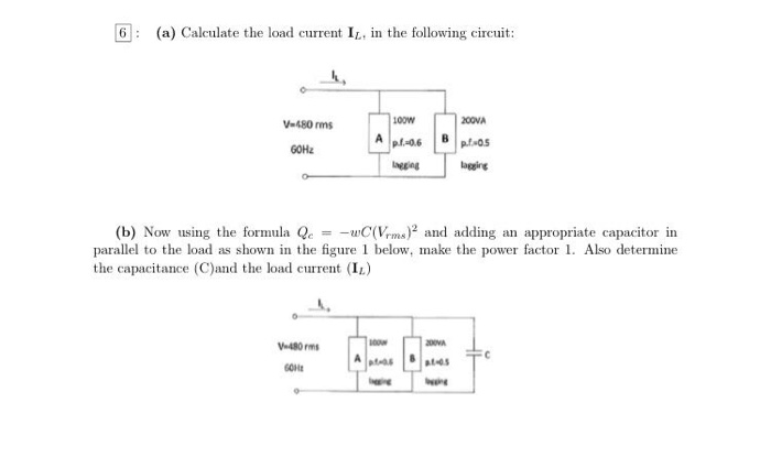 Solved Calculate the load current I_L, in the following | Chegg.com