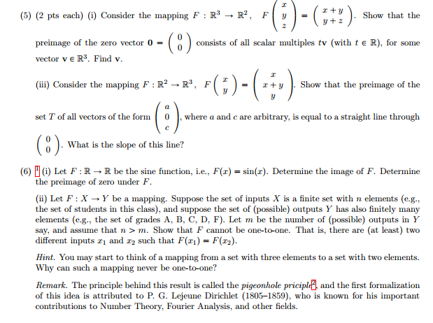 Solved Consider the mapping F : R3 rightarrow R^2 F(x y | Chegg.com