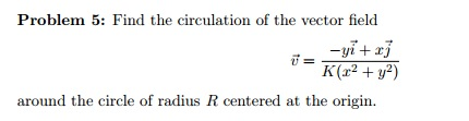 Solved Find the circulation of the vector field | Chegg.com