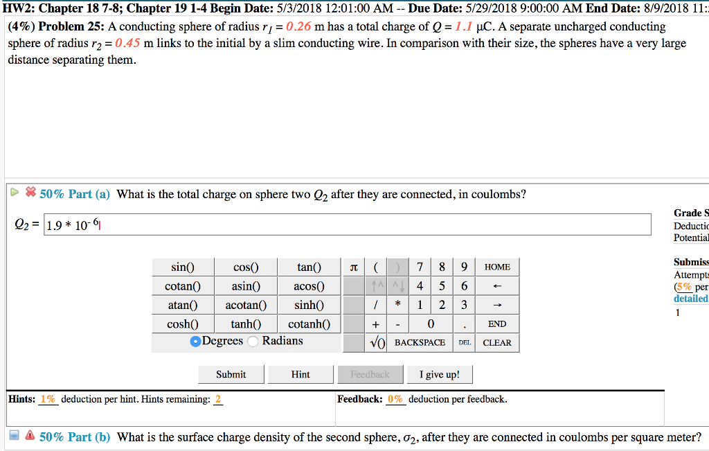 Solved HW2: Chapter 18 7-8; Chapter 19 1-4 Begin Date: | Chegg.com