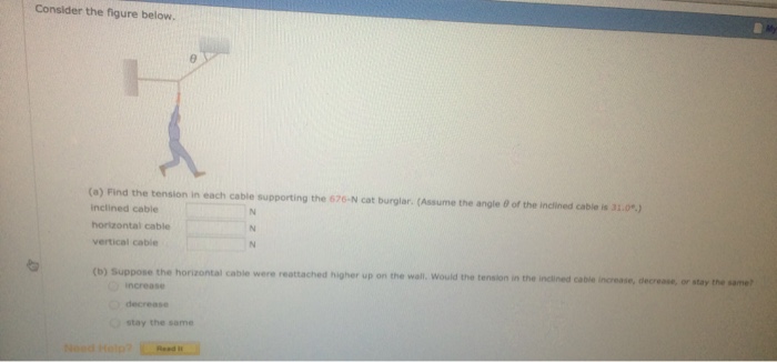 Solved Consider the figure below. Find the tension in each | Chegg.com