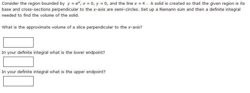 Solved Consider the region bounded by x2 y2 100 w th x 2 o, | Chegg.com