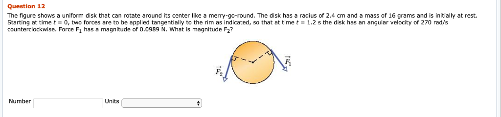 Solved The figure shows a uniform disk that can rotate | Chegg.com