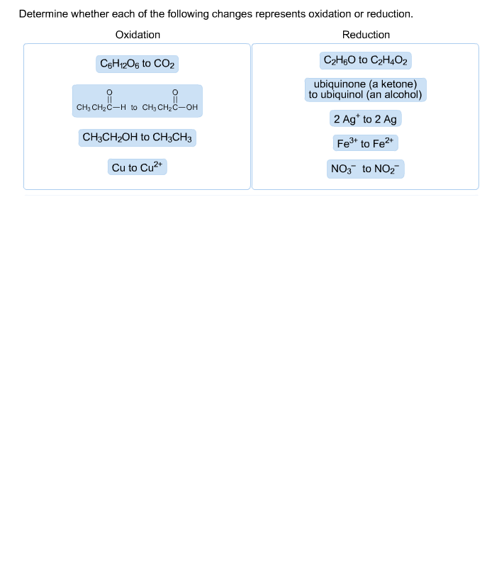 Solved Determine whether each of the following changes | Chegg.com