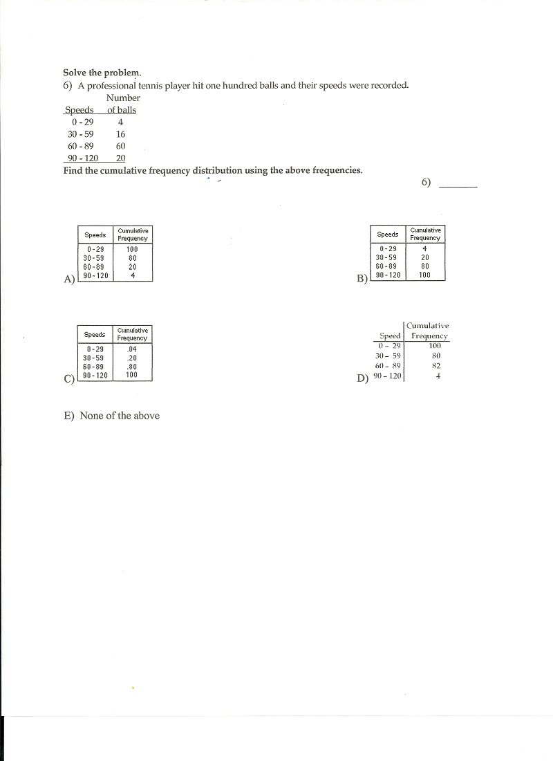 Solved Math 106, Need help, please show work | Chegg.com