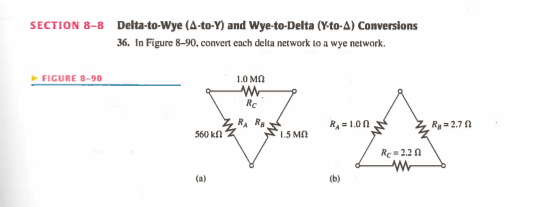 Solved SECTION 8-8 Delta-to-Wye (delta-to-Y) and | Chegg.com