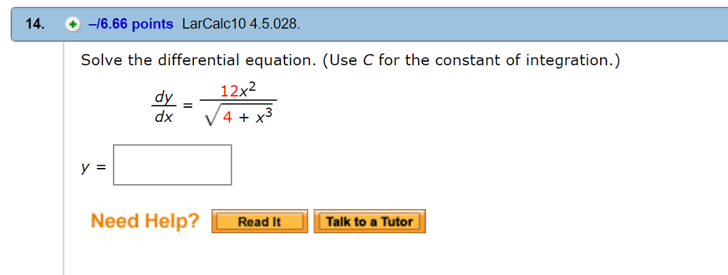 Solved 14. ÷ -/6.66 points LarCalc10 4.5.028 Solve the | Chegg.com Solved 14. ÷ -/6.66 points LarCalc10 4.5.028 Solve the | Chegg.com