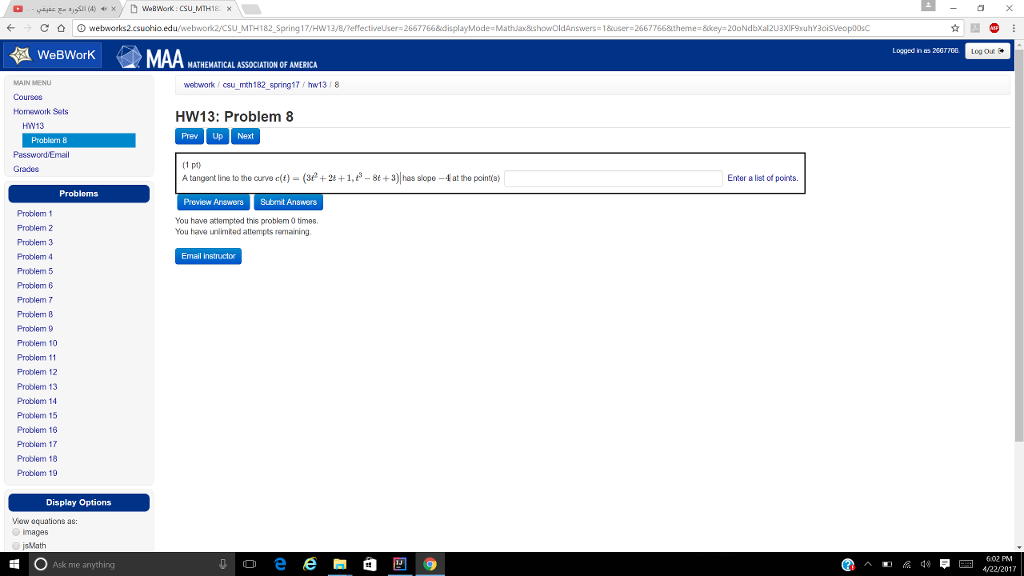 Solved WoB Work: CSU MTH C | Chegg.com Solved WoB Work: CSU MTH C | Chegg.com