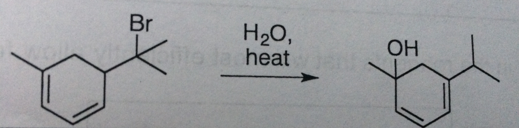 Solved Br H2O, heat OH | Chegg.com