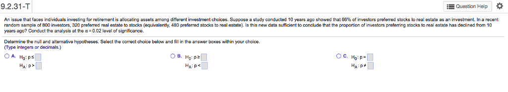 Solved 9.2.23 Determine the appropriate critical value(s) | Chegg.com Solved 9.2.23 Determine the appropriate critical value(s) | Chegg.com