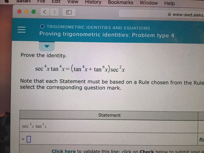 Solved Prove the identity. sec^4 x tan^4 x = (tan^4 x + | Chegg.com