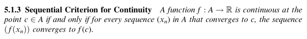 Solved (15 pts) Use the sequential criterion for continuity | Chegg.com