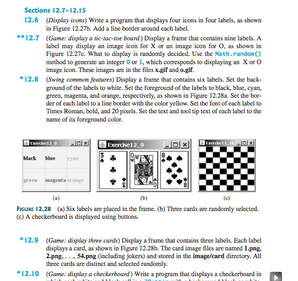 Solved Figure 12.26 places the first three buttons in one | Chegg.com