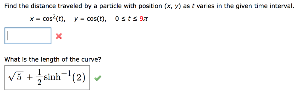 Solved Find the distance traveled by a particle with | Chegg.com