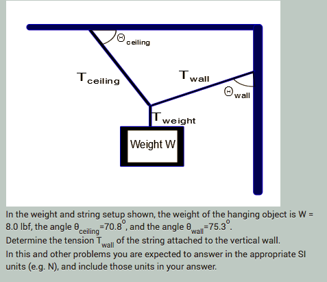 Solved ceiling Ceiling weight Weight W In the weight and | Chegg.com