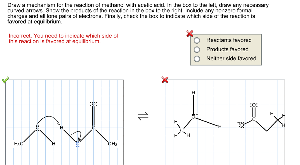 Solved Draw a mechanism for the reaction of methanol with | Chegg.com