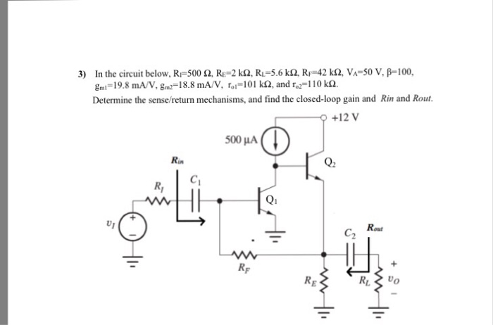 Solved Analog Electronics (14:332:463 Assignment 6 Due Date: | Chegg.com