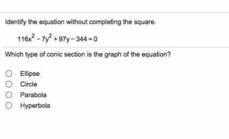 How to Identify a Conic Without Completing the Square - Elsie-has-Hancock