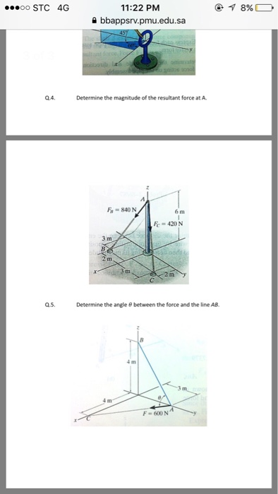 Solved STC 4G 11:22 PM @ア8XCO bbappsrv.pmu.edu.sa GEEN 2311 | Chegg.com