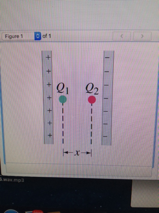 Solved Two point charges, Q1=-3.7 microcoulombs and Q2= 1.9 | Chegg.com