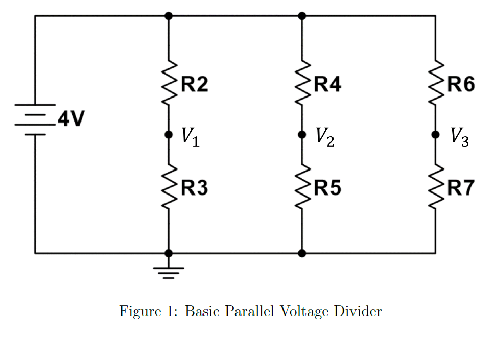 Solved 1- Using your knowledge of voltage dividers and the | Chegg.com Solved 1- Using your knowledge of voltage dividers and the | Chegg.com
