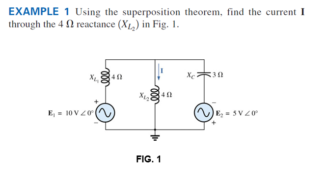 Solved Using the superposition theorem, find the current I | Chegg.com