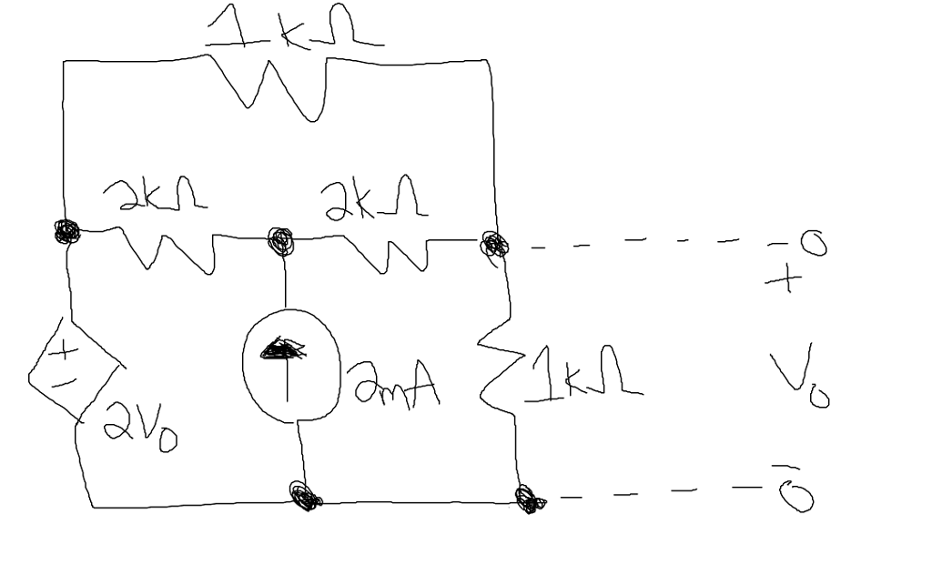 Use loop analysis to find the value of voltage V0. | Chegg.com