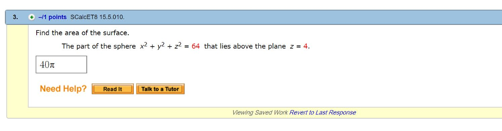 Solved Find The Area Of The Surface The Part Of The Sphere Chegg solved-find-the-area-of-the-surface-the-part-of-the-sphere-chegg