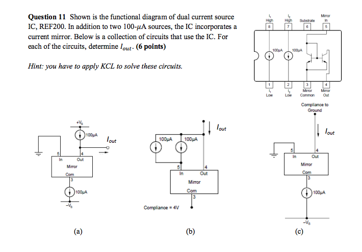 Shown is the functional diagram of dual current | Chegg.com