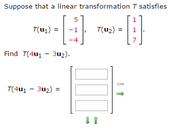 Solved Suppose that a linear transformation T satisfies | Chegg.com
